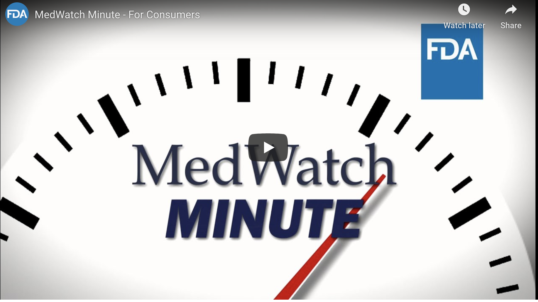 FDA's MedWatch Minute, Where has it been? - AbleChild